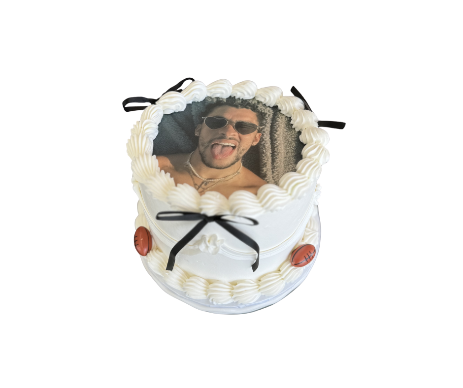 🐰 Bad Bunny Super Bowl Chocolate Cake – Patty's Cakes and Desserts