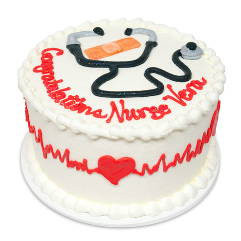 Medical Graduation Cake - Perfect for Doctors & Nurses! – Patty's Cakes ...